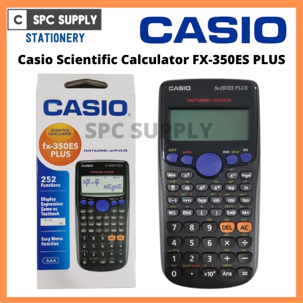 Casio Scientific Calculator FX-350ES PLUS (Original) | Shopee Malaysia