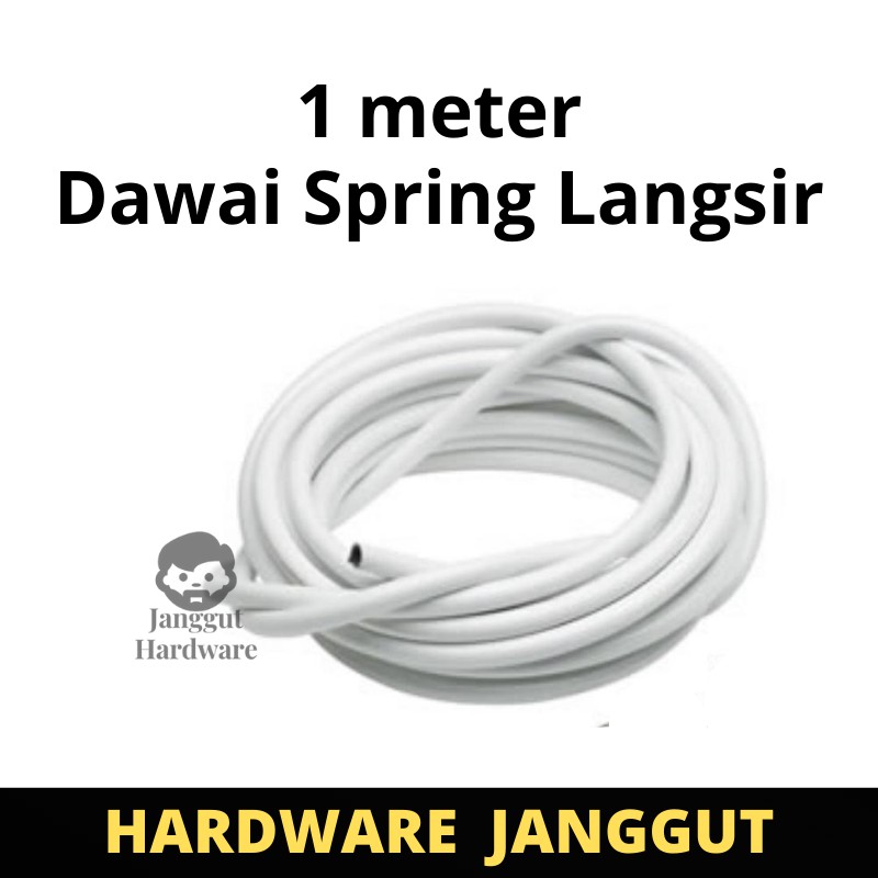 1M Curtain Rod Wire Spring. Dawai Spring Tali Langsir | Shopee Malaysia