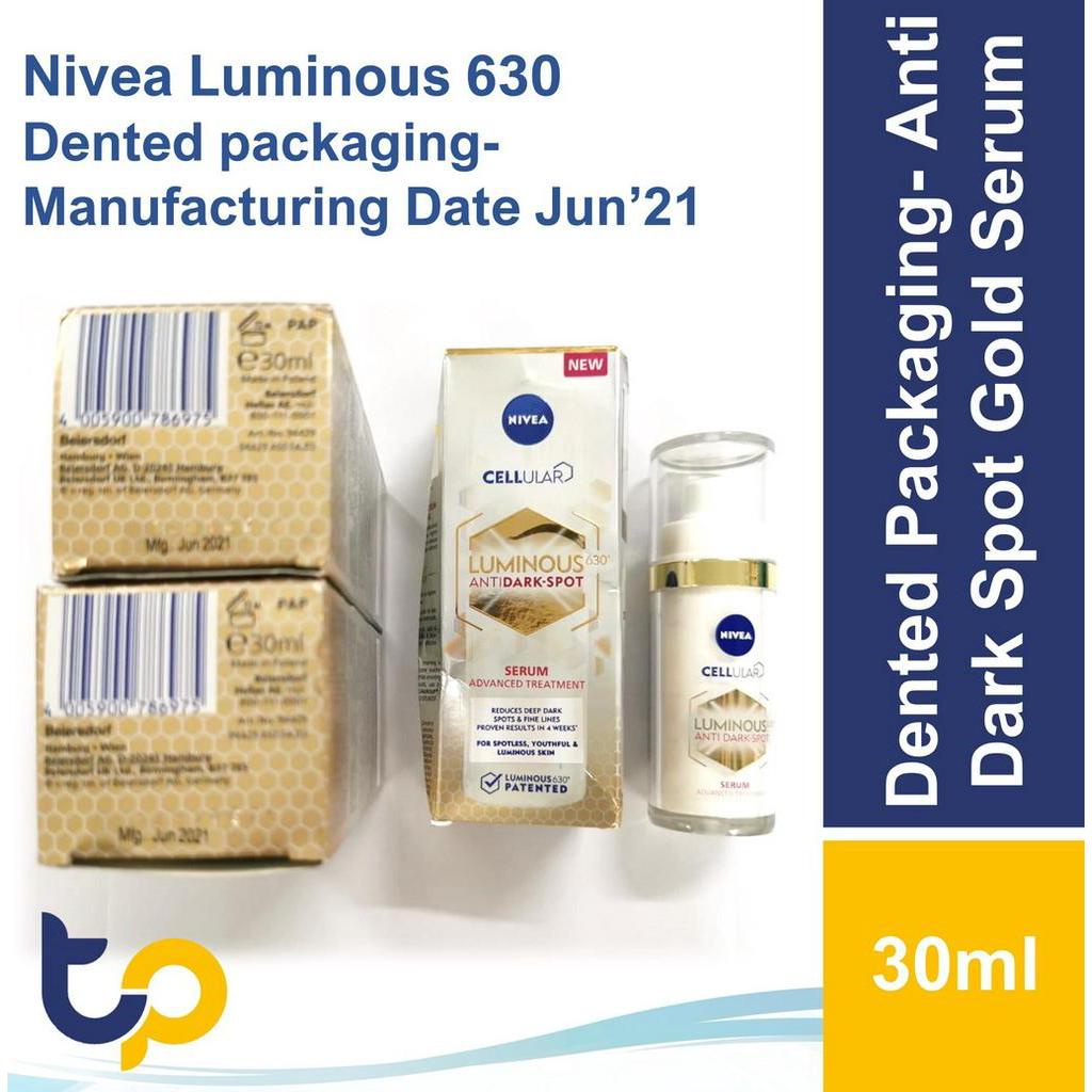 NIVEA Luminous 630 Anti Dark Spot Gold Serum 30ml / Moisturizer 40ml ...