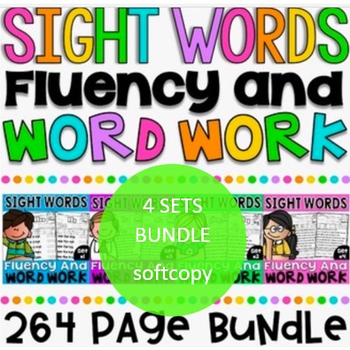 179-Sight Words Fluency and Word Work 4 Sets Bundle PDF | Shopee Malaysia