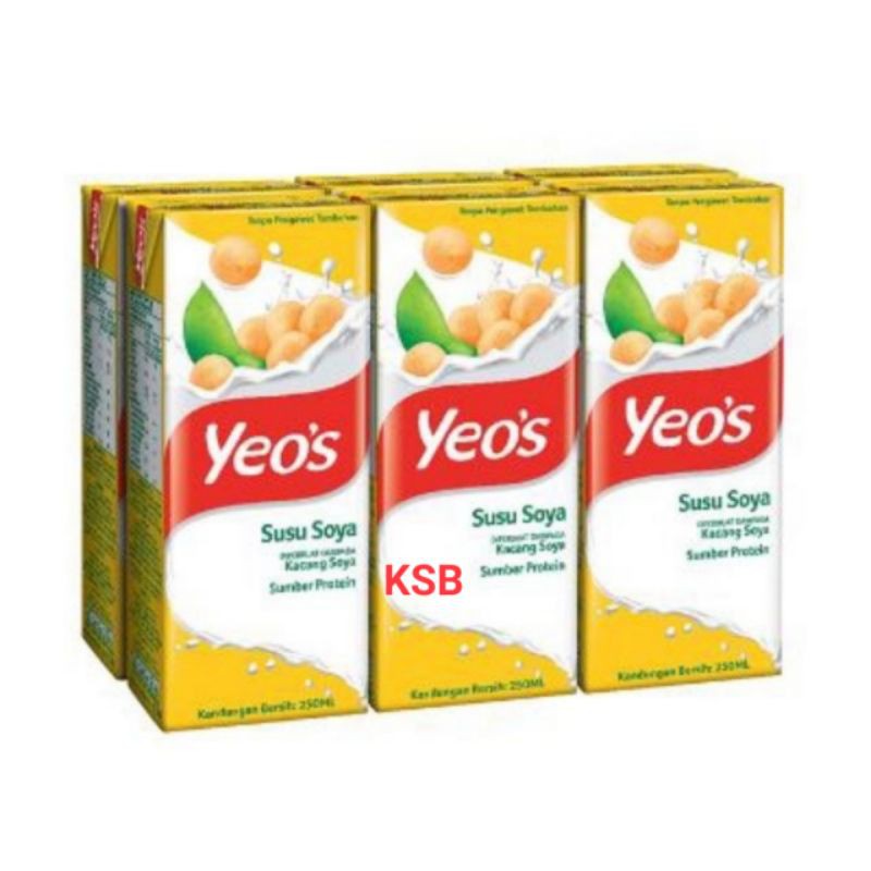 【250ml X 6 pcs】Yeo's Tea Bunga / Laici / Kundur / Soya / Iced Tea Lemon ...