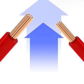 insulated electric wire cable BV single core hard wire AWG7 AWG9 AWG11 ...