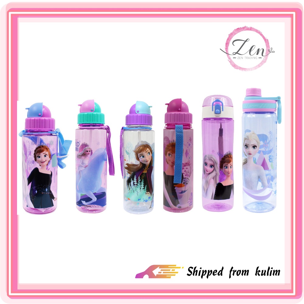 Disney Princess Frozen 2 Elsa & Anna Water Bottle Drinking Bottle 500ml ...