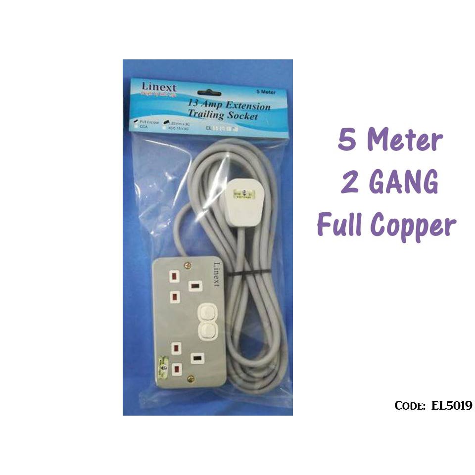 Extension Switch Socket Heavy Duty Metal Clad 13A Single Switch Socket ...