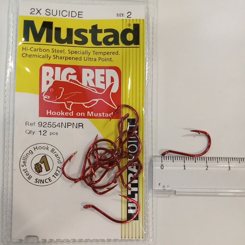 MUSTAD BIG RED ULTRA POINT HOOK（92554NPNR) | Shopee Malaysia