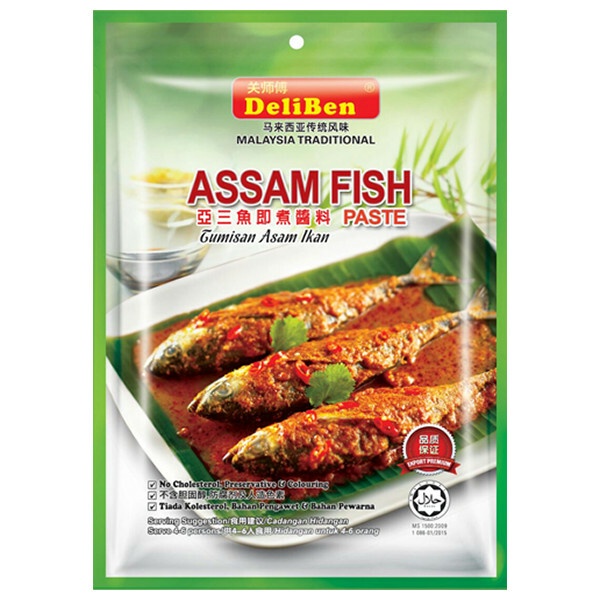 DeliBen Assam Fish Paste 亚三鱼即煮酱料 200g | Shopee Malaysia