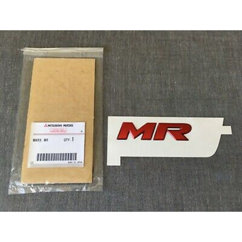 Mitsubishi evo 9 MR emblem original | Shopee Malaysia