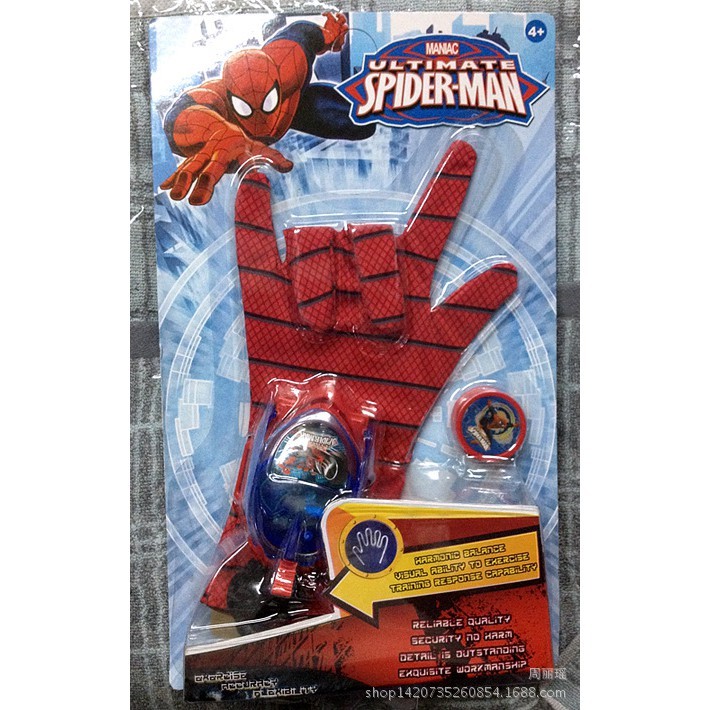 READY STOCK!! Superhero Spiderman/ Superman Cosplay Glove Flashing ...