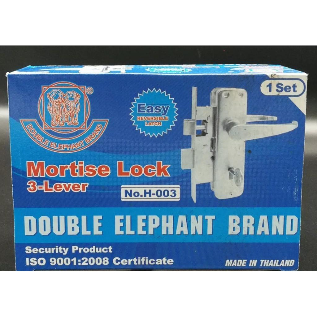 VMSHOPP- [H003] "DOUBLE ELEPHANT" MORTISE LOCK (MADE IN THAILAND ...