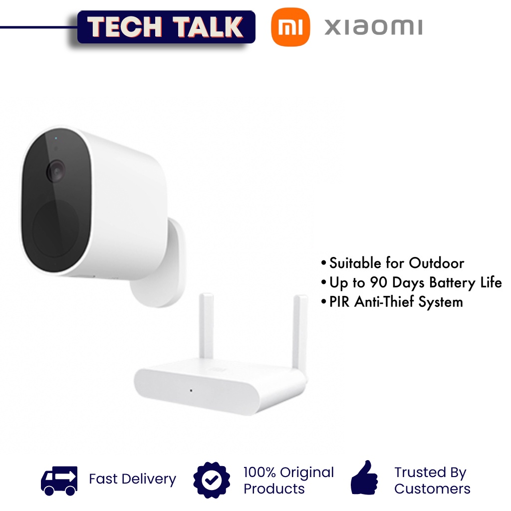 XiaoMi Wireless HD 1080P Smart Outdoor CCTV Camera Battery Version ...
