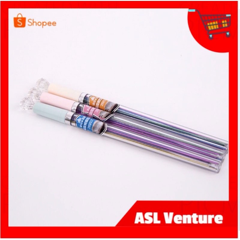 🇲🇾(READY STOCK)Colorful Mechanical Pencil Lead refill / 0.5 mm Nip ...
