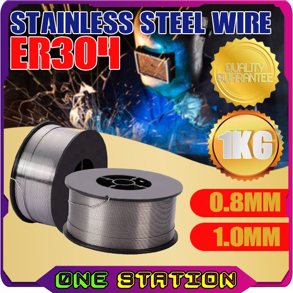 Gas Flux cored Wire 1kg 0.8MM 1.0mm Flux Cored Gas Mig Welding Wire Steel Cored Wayar kimpalan ...