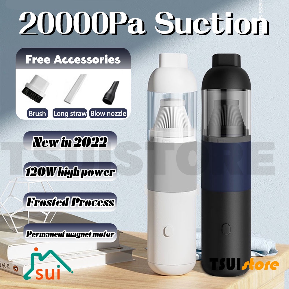 Portable Vacuum Cleaner Mini Wireless Cordless Home Car Mini Wireless ...