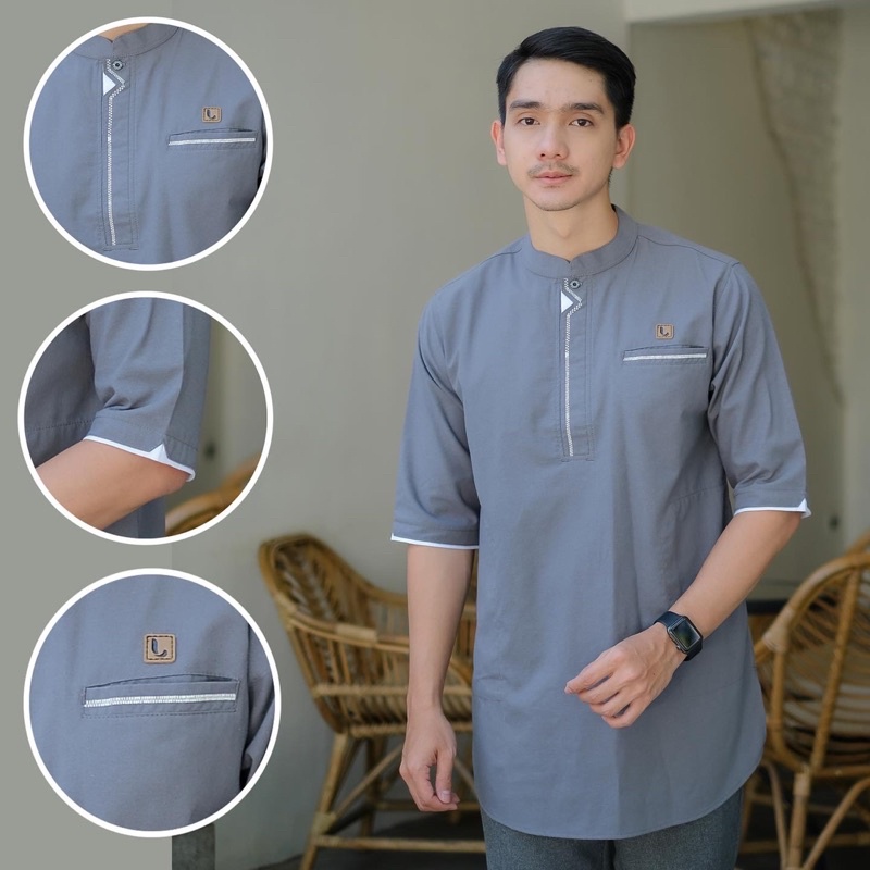 Luthfia kids - Men's Muslim Top/Kurta Premium Luthfi 026 Original ...
