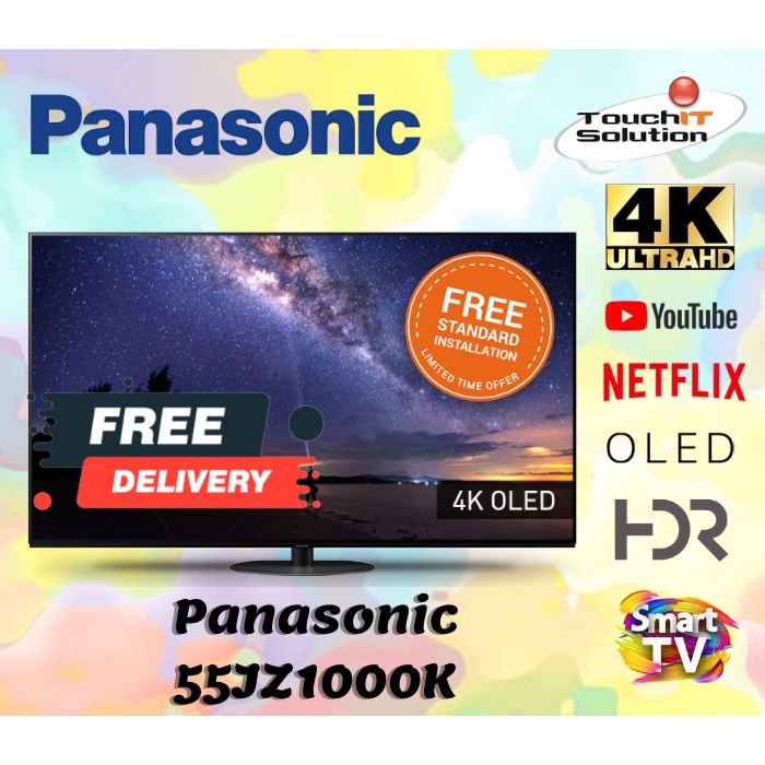 Panasonic 55 inch 55JZ1000K OLED 4K HDR Smart TV TH-55JZ1000K | Shopee ...