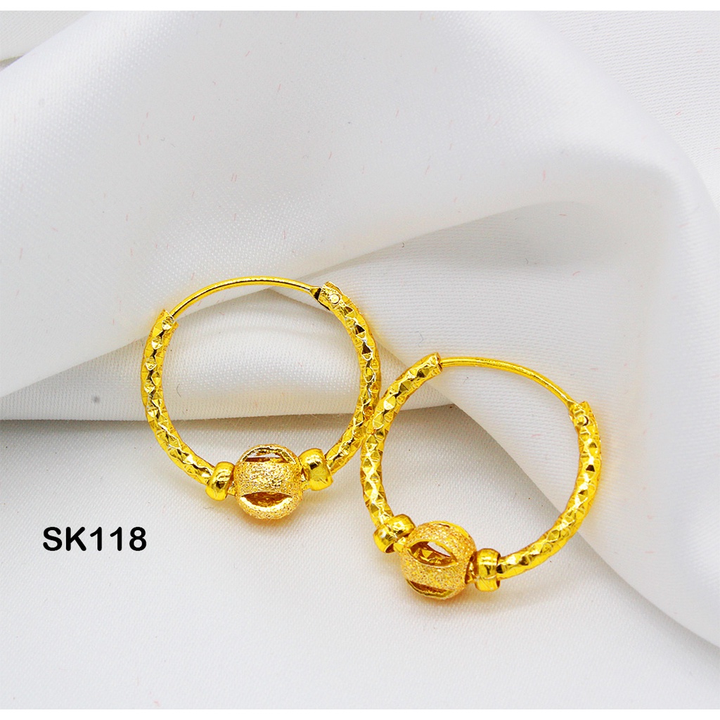 Emas Korea Earring - Subang (SK114)(SK115)(SK15)SK116)(SK117)(SK118 ...