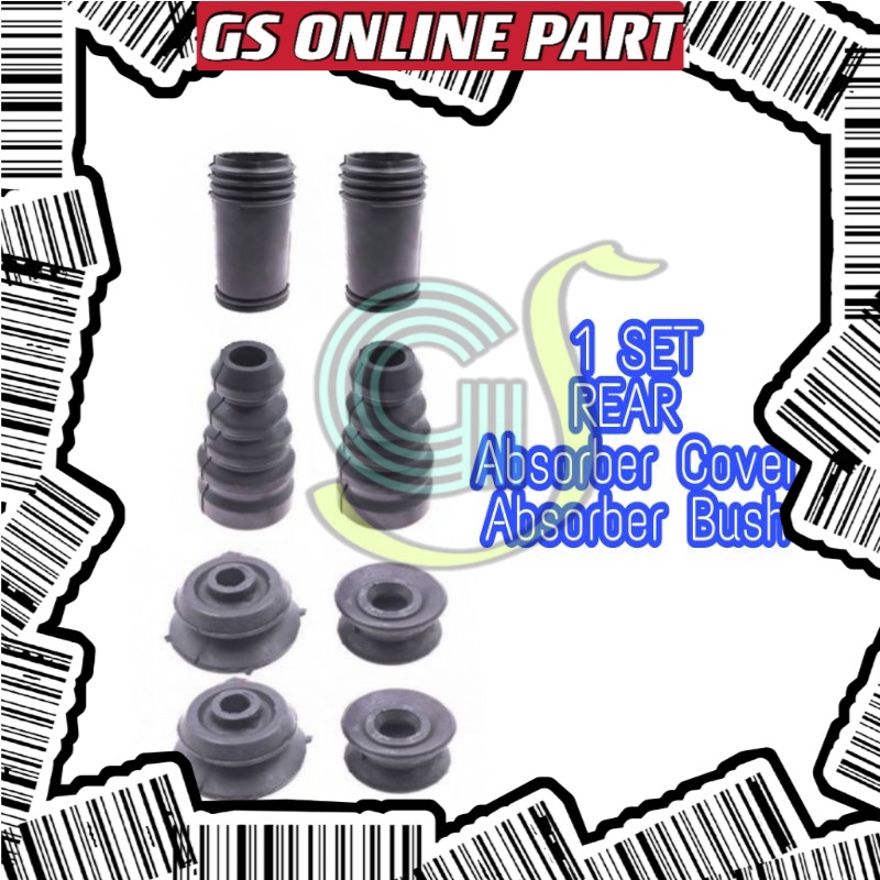 Absorber Bush Set (Rear) Proton Wira Waja Gen2 Persona Satria 1.3 ...