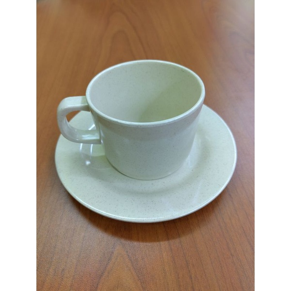 Melamine Coffee Cup Saucer Set (250ml) | Coffee Cup with Saucer | Tea ...