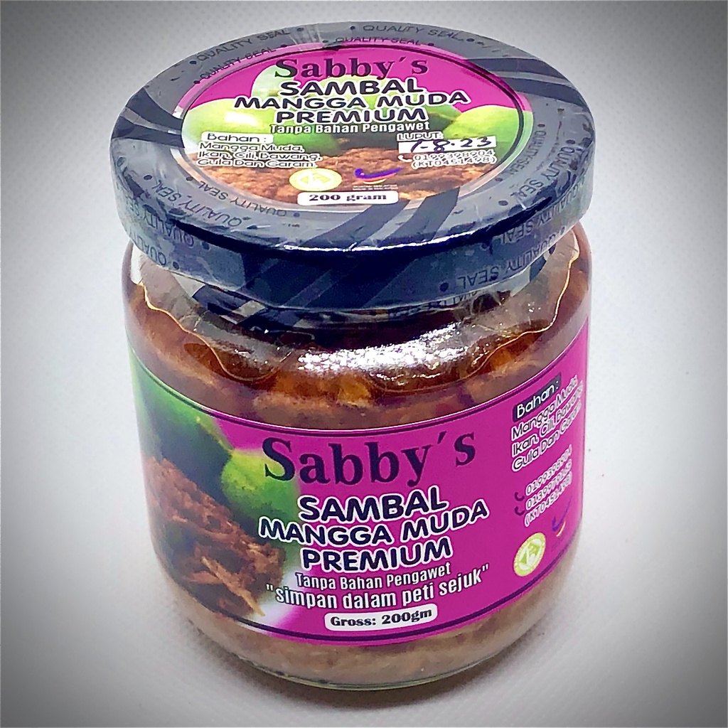 SAMBAL Mangga Muda Premium SABBY'S Acar Paceri Sos Cili Lada | Shopee Malaysia