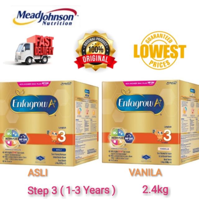 💥Ready Stock, Fast Delivery💥 💯% Original Step 3 2.4kg Milk Powder Asli ...