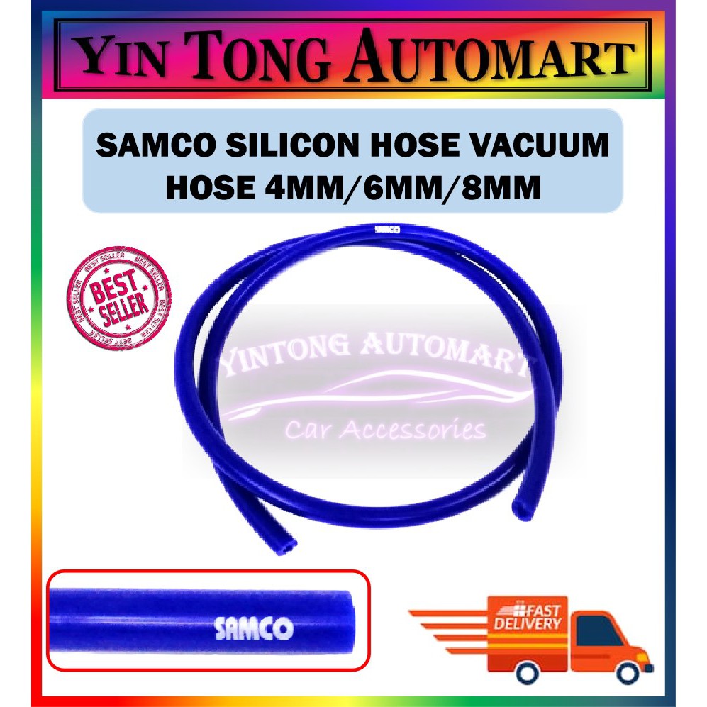 2 METERS OR 5 METERS SAMCO Silicon Hose Vacuum Hose 4MM / 6MM / 8MM ...