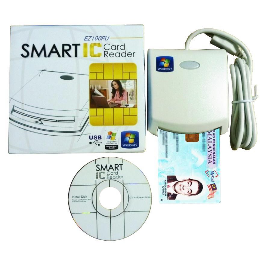 Mykad Reader / Smart Card Reader (1 year warranty) | Shopee Malaysia