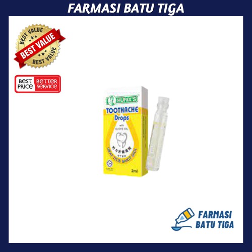 HURIX'S TOOTHACHE DROPS WITH CLOVE OIL (EXP DATE: 07/2026) | Shopee ...