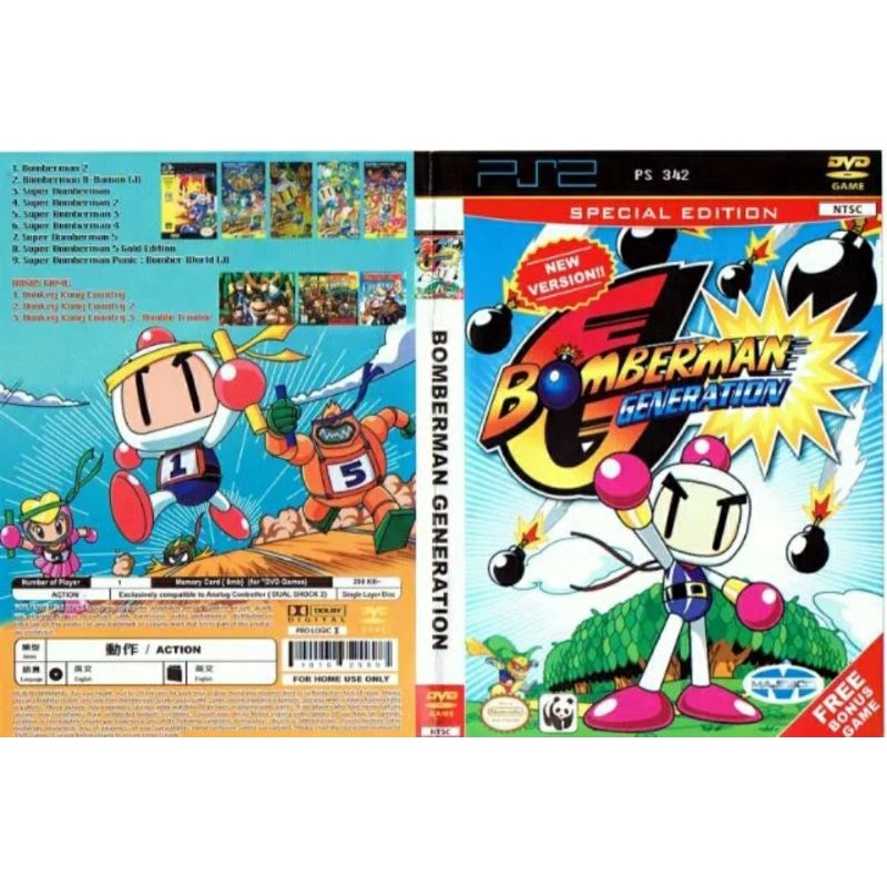 PS2 CD DVD GAMES ( Bomberman Generation ) English Version | Shopee Malaysia