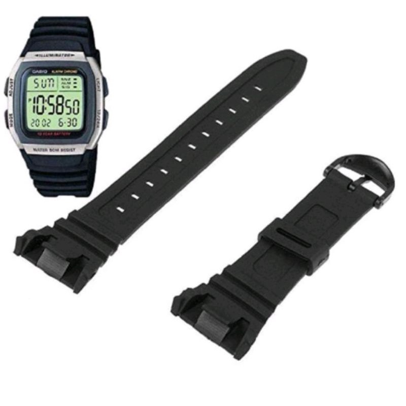 Strap W-96 Replacement Watch Strap Wrist Bracelet casio W-96H w96 W 96 ...