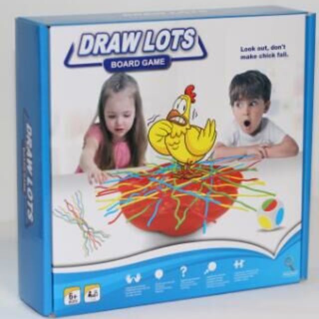 Chicken Draw Lots Board Game Toy Balancing Focus Ability Training Fun ...