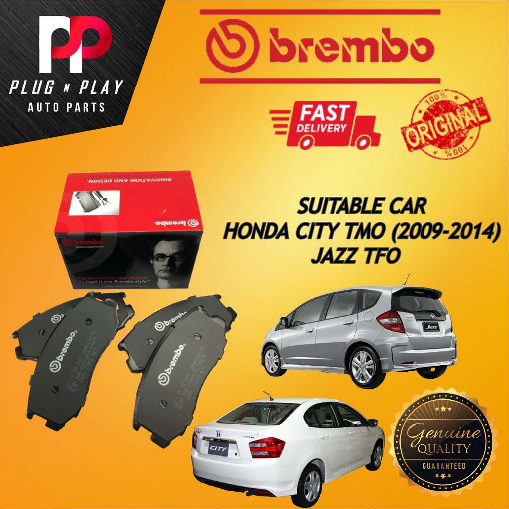 BREMBO HONDA CITY TMO (2009-2014) , JAZZ TFO ,REAR (BELAKANG) RW BRAKE ...