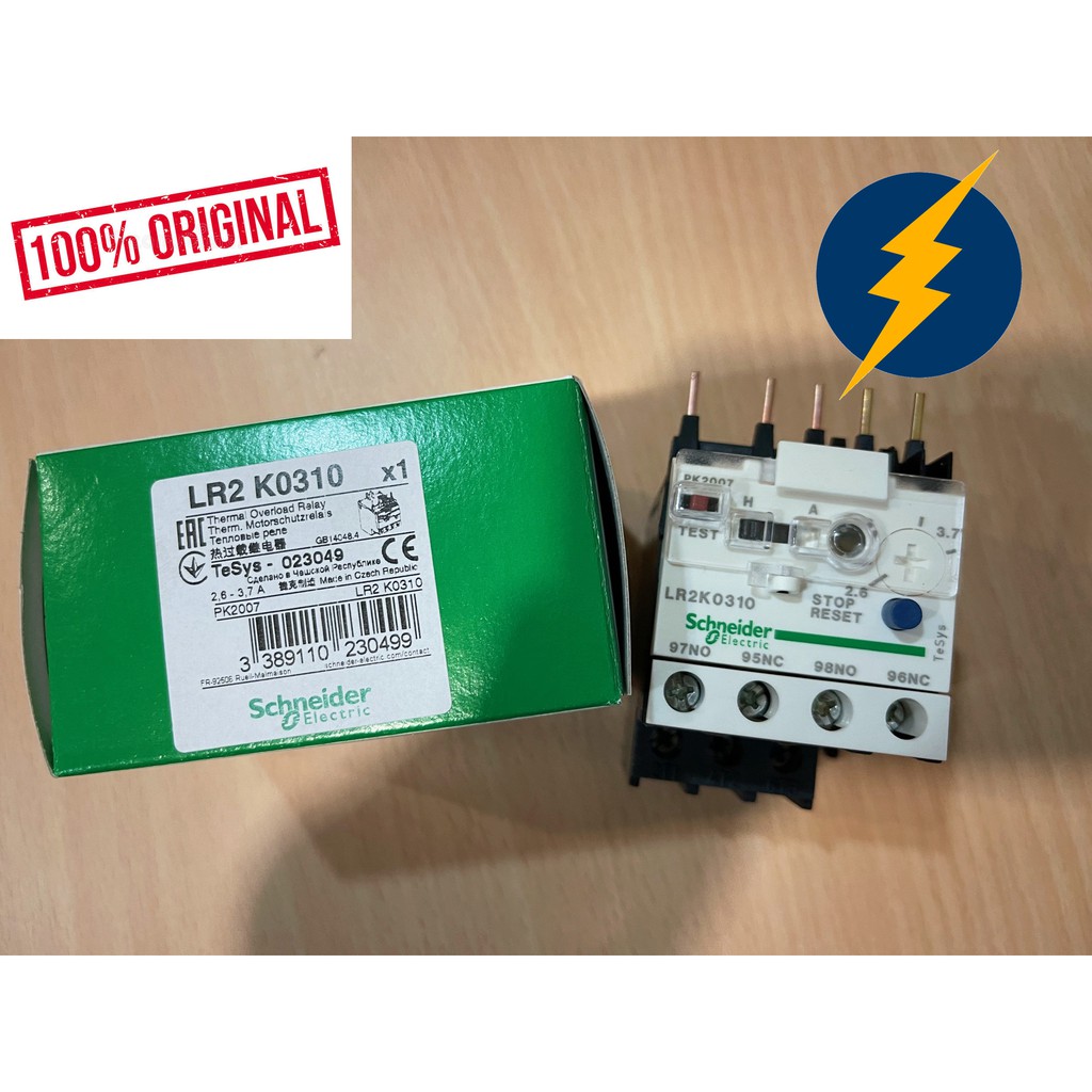 Schneider LR2K0310 TeSys K - differential thermal overload relays -2.6 ...
