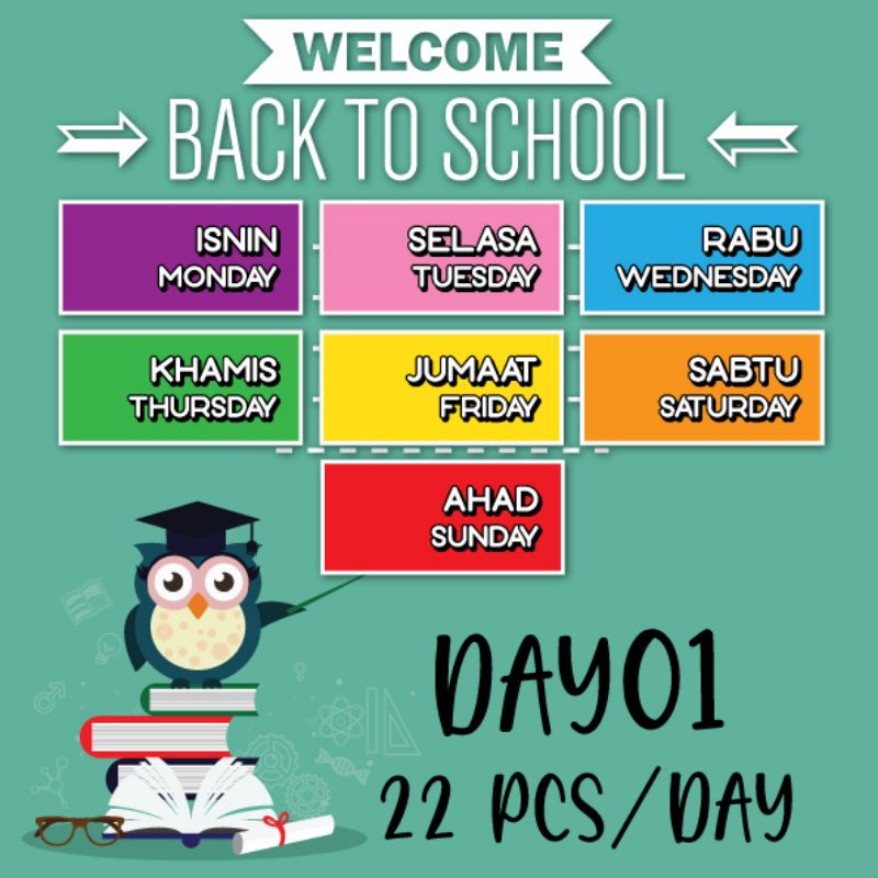 STICKER HARIAN STICKER SEKOLAH READY STOCK! | Shopee Malaysia