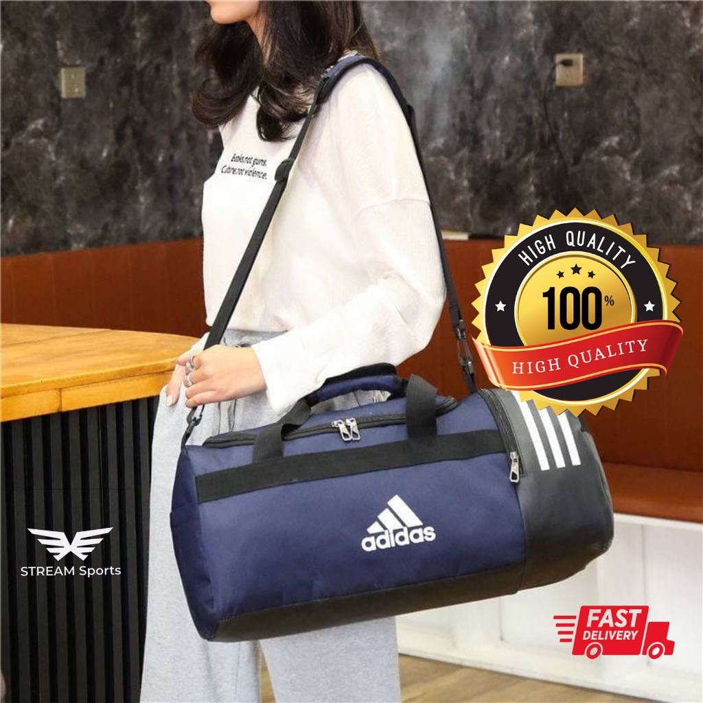 Adidas Gym Sports Travel Duffel Bag Waterproof Unisex Men Women Outdoor ...