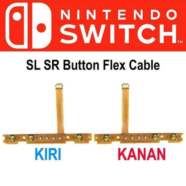 TOMBOL FLEXIBLE BUTTON SR SL JOYCON /JOY CON NINTENDO SWITCH KEYPAD ...