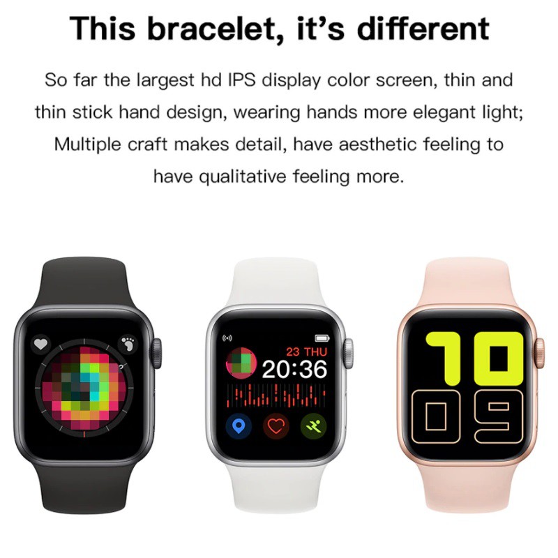 X6 SmartWatch Sport x6 Bluetooth Call Heart Rate Monitor Full Touch ...