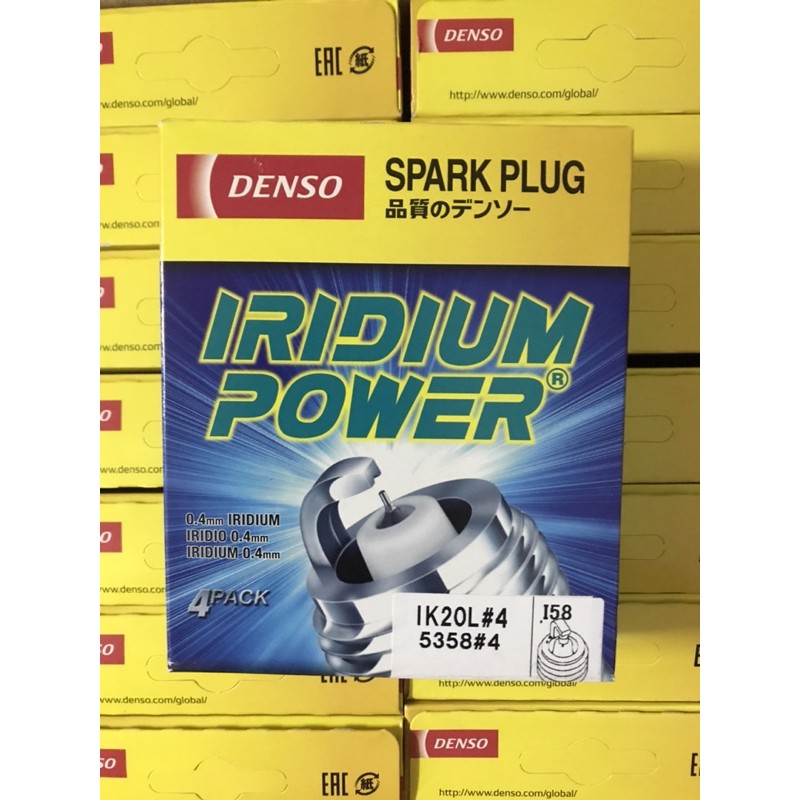 IK20L IRIDIUM SPARK PLUG DENSO HONDA CITY TMO/JAZZ/TFO/STREAM RN6/CRV ...
