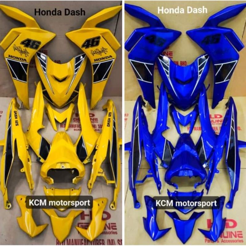 COVERSET HONDA DASH 110/125 46 V2 V3 V4 V5 MODEL (2022-2023) | Shopee Malaysia