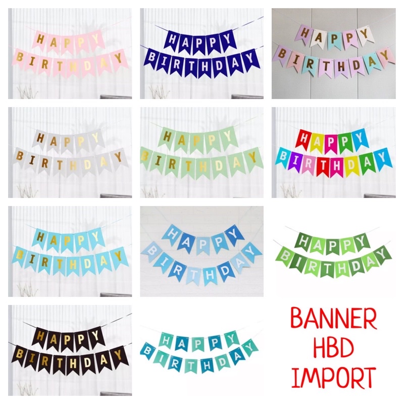 Imported HBD BANNER | Shopee Malaysia