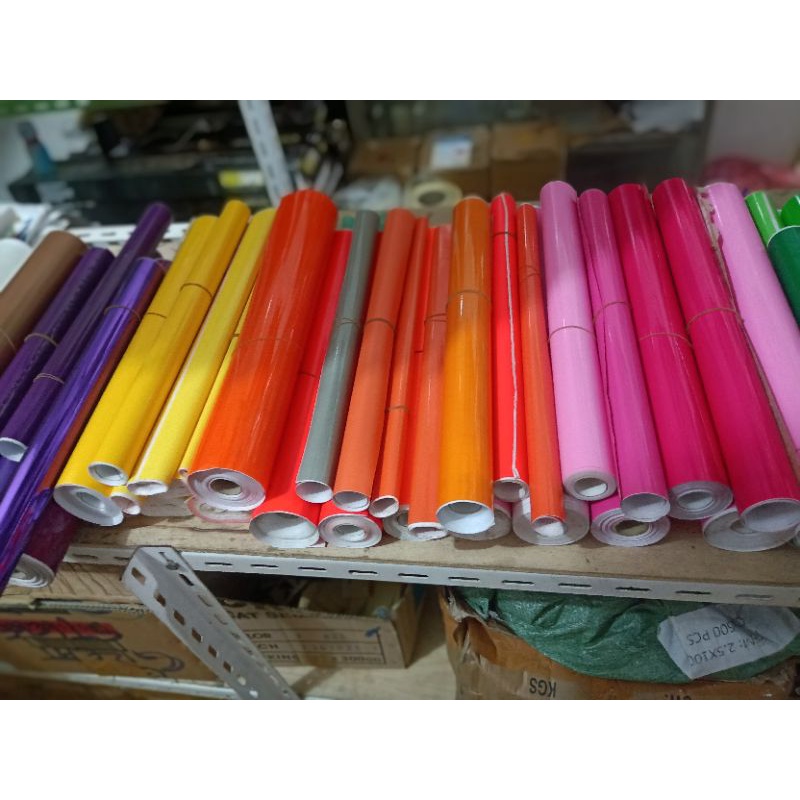 Plain color stickers per meter | Shopee Malaysia