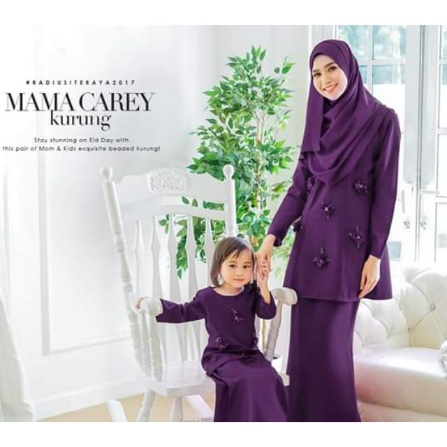 Mama Carey Mom & Kids by Dreemika (Set Mom and Kids) | Shopee Malaysia