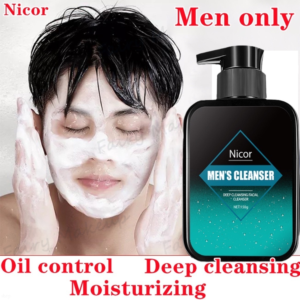 Cleansing Gel Men's Facial Cleanser 洗脸霜 150ml Get rid of acne Blackhead ... Cleansing Gel Men's Facial Cleanser 洗脸霜 150ml Get rid of acne Blackhead ...