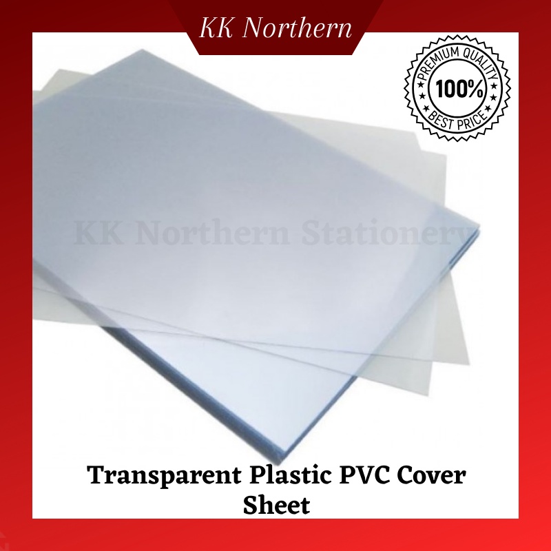 A4 PVC Paper Cover Rigid Sheet A4 Transparent Binding Plastic Cover ...