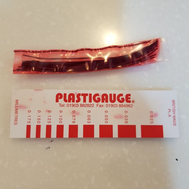 Bearing Plastic gauge Plasticgauge Plastic Precision Clearance Gauge ...