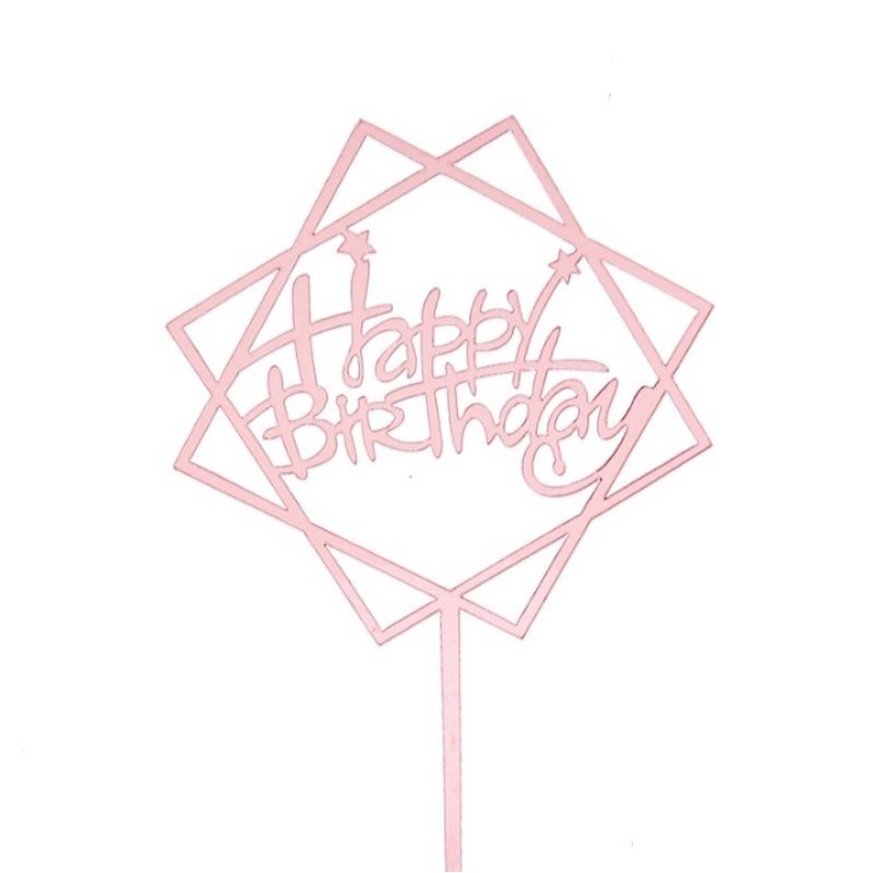 HAPPY BIRTHDAY ACRYLIC CONGRATULATORY SIGN/Tanda tahniah akrilik/摆件插牌 ...