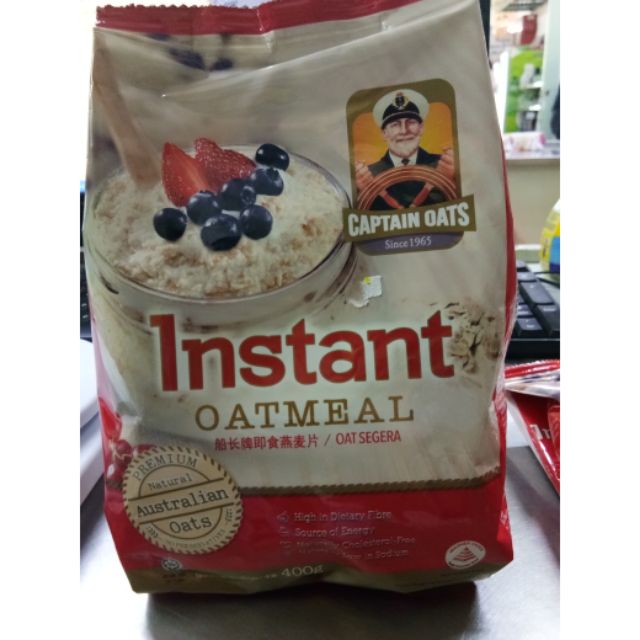 Captain Oats Instant Oatmeal 400g | Shopee Malaysia