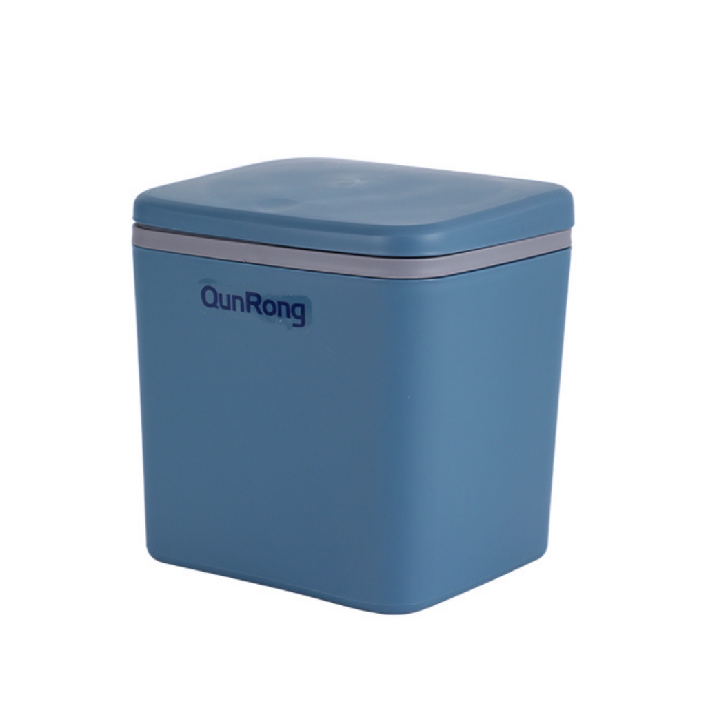 CocoStar 2L Mini Square Desk Plastic DustBin Mini Dustbin with Open ...