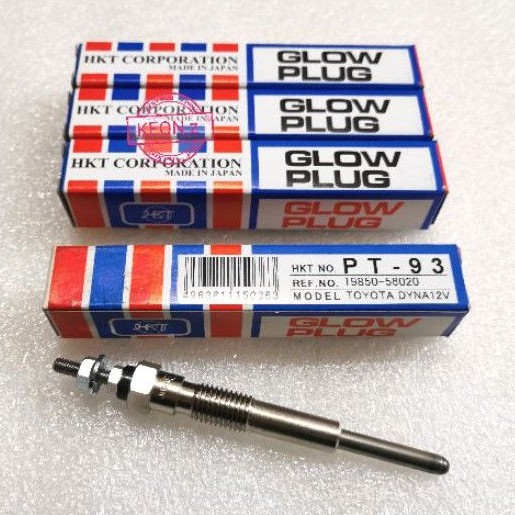 HKT Heater Glow Plug for Toyota Dyna, Landcruiser BJ40, BJ43 (2J,B) 4pc /1set | Shopee Malaysia