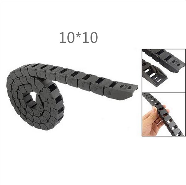 1M 10*10 10x10 10x15 10x20 15x15 15x20 mm R28 Plastic Cable Drag Chain ...