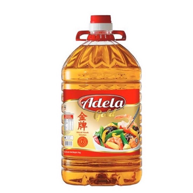 ADELA GOLD BLENDED COOKING OIL 5kg | Shopee Malaysia